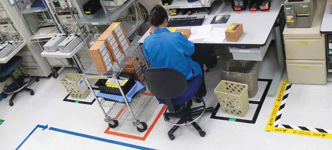 Test Reports with AmeriWorx Conductive Vinyl Tile | StaticWorx