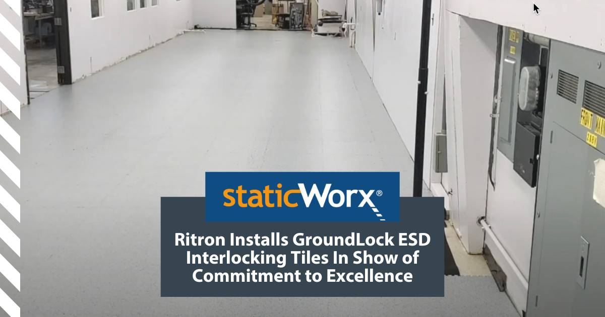 Video: Ritron Installs GroundLock ESD Interlocking Tiles