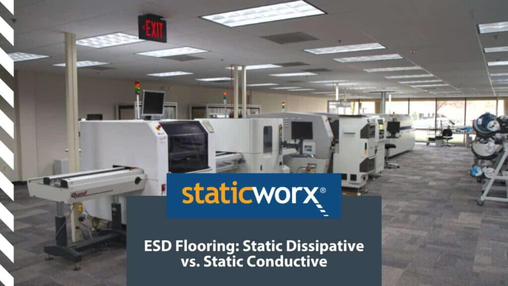 ESD Flooring: Static Dissipative vs. Static Conductive | StaticWorx