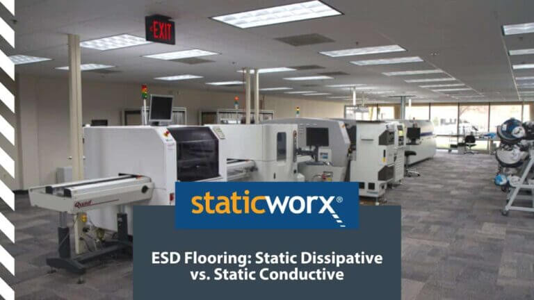 ESD Flooring: Static Dissipative vs. Static Conductive | StaticWorx