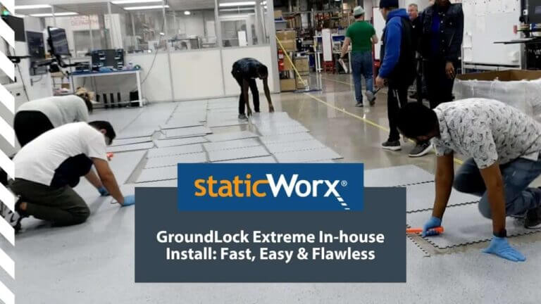 GroundLock Extreme In-house Install: Fast, Easy & Flawless | StaticWorx